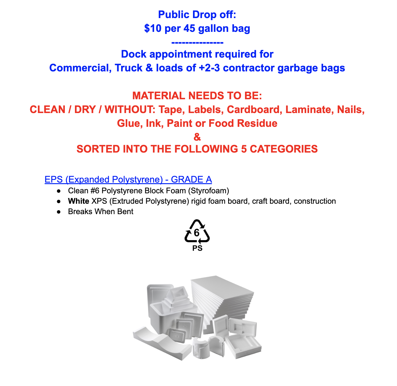 Residential Styrofoam Recycling Services Portland OR - Green Century ...